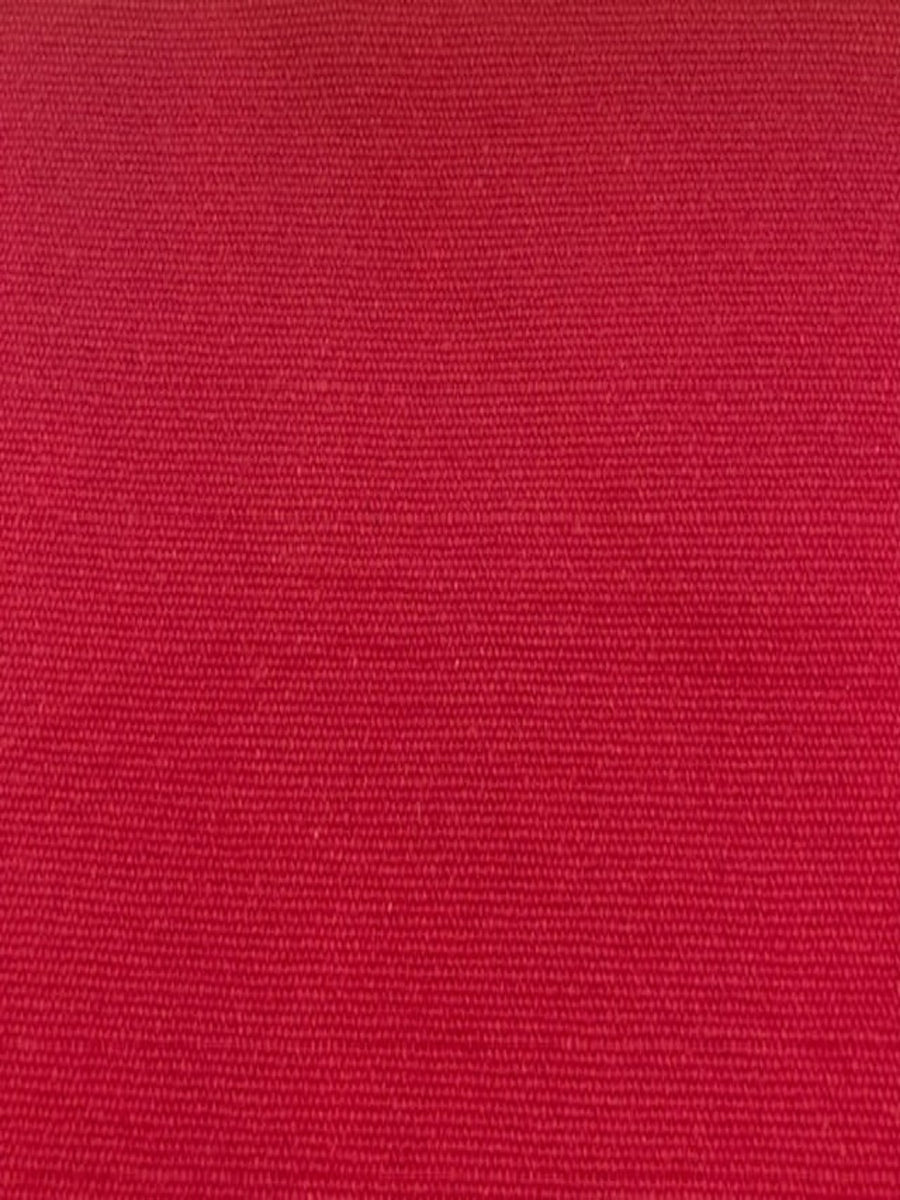 Red Cotton Canvas