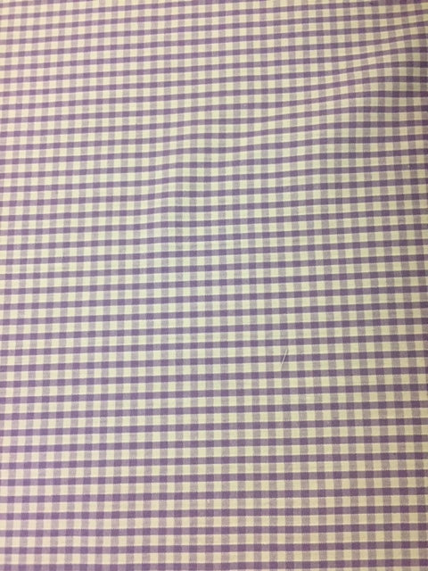 Lilac 1/8" gingham check • Amothreads